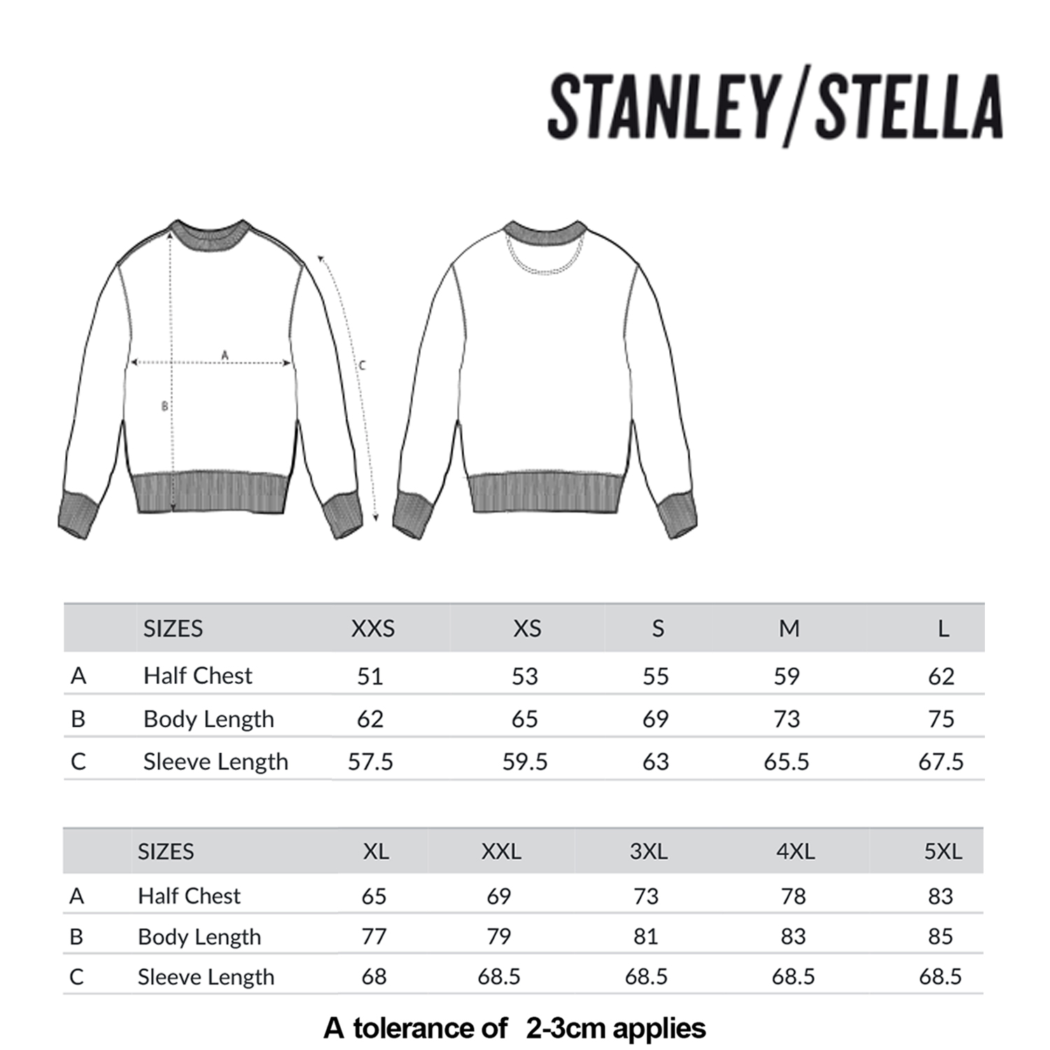 stanley stella sizing
